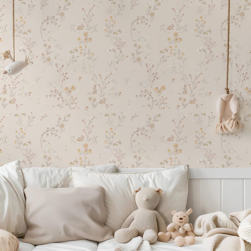 Vintage Nursery Wallpapers - Etsy