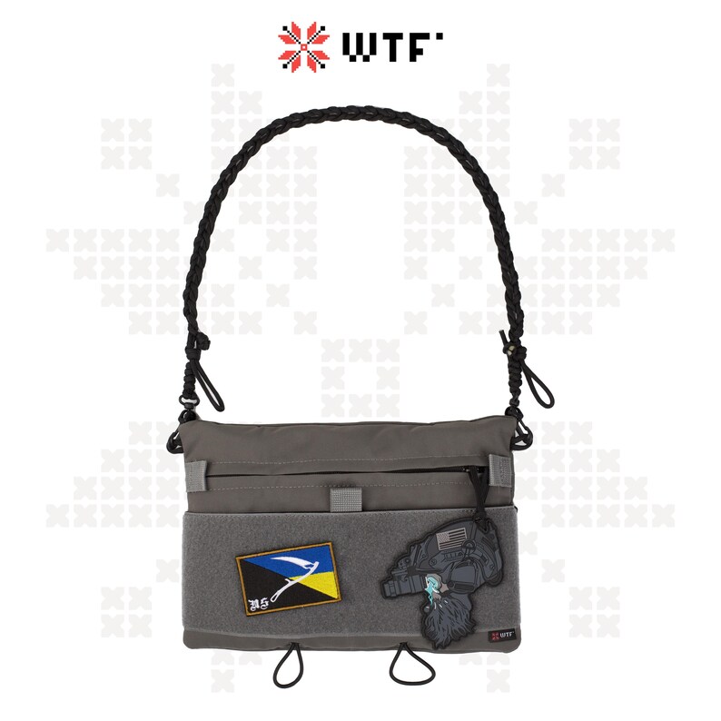 SALAMANDER Wolf Grey Crossbody/shoulder Bag Tactical EDC - Etsy