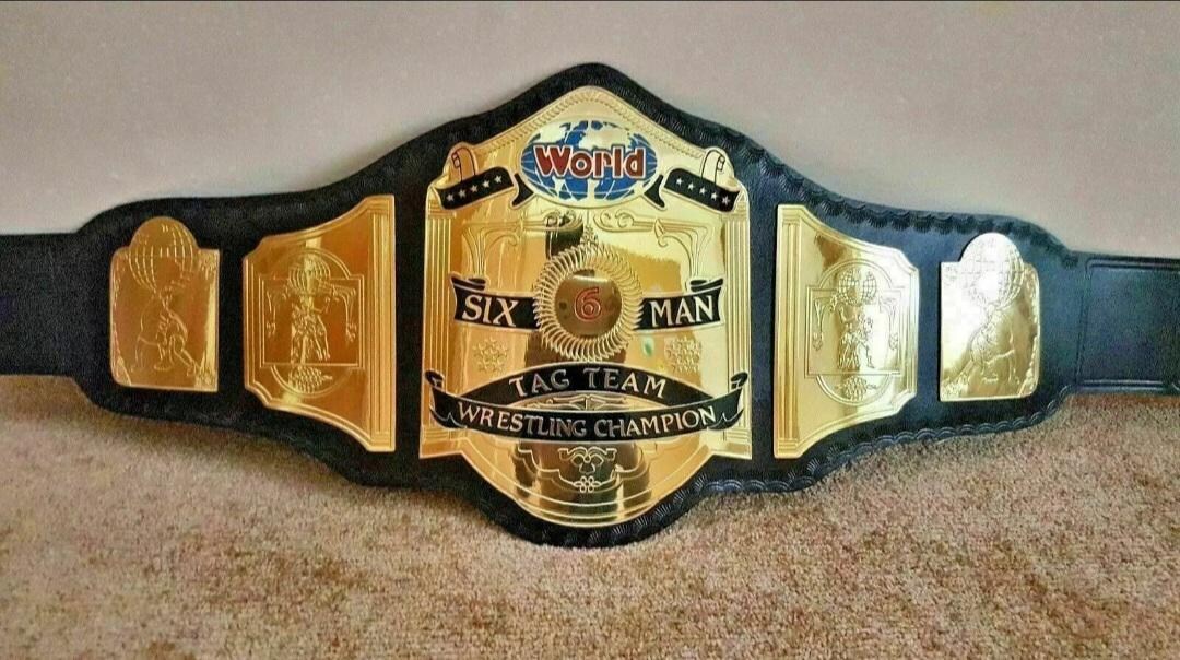 Classic Six6 Man Heavyweight Championship Wrestling Belt Custom Design ...