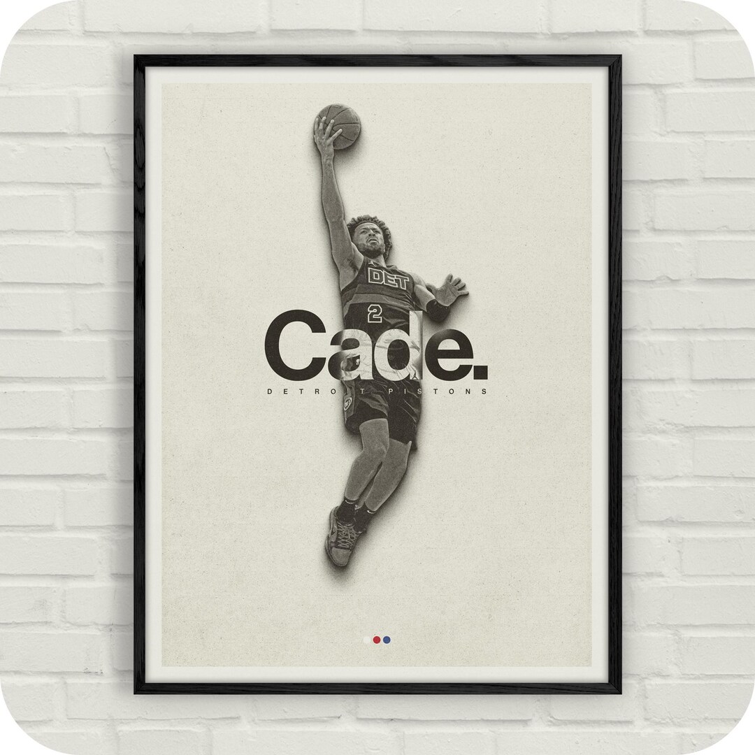 Cade Cunningham Poster, Digital Download, Detroit Pistons NBA ...