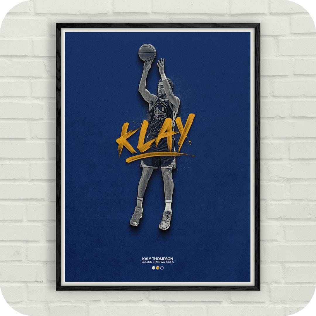 Klay Thompson Poster, Digital Download, Golden State Warriors NBA ...