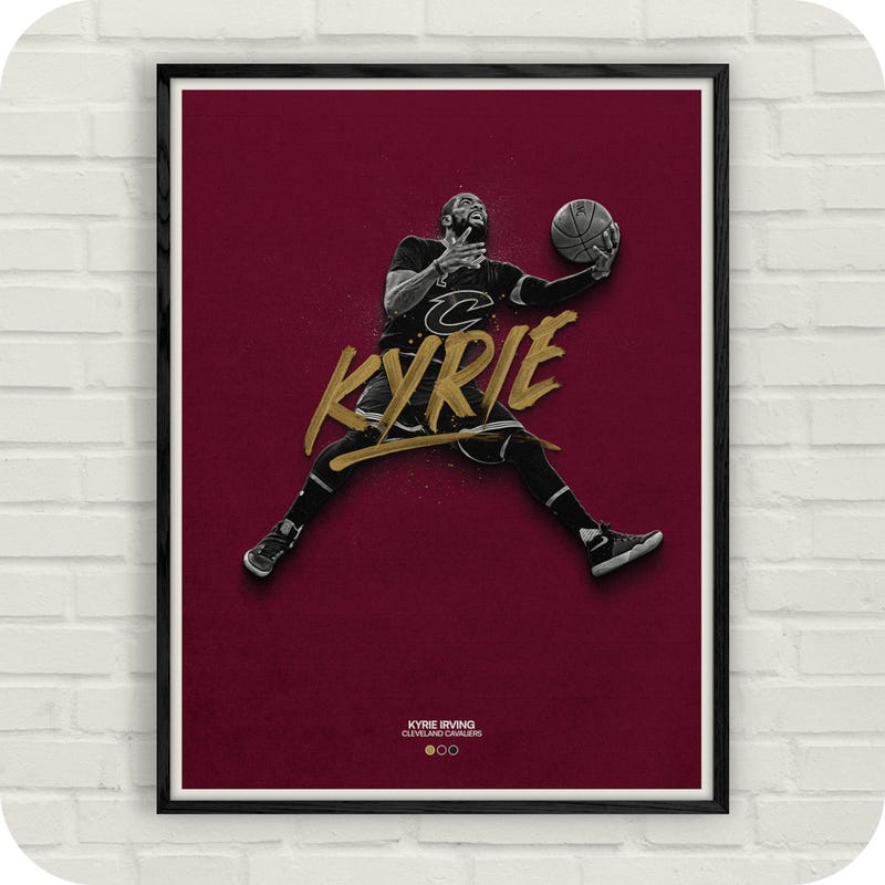 Kyrie Irving Cavs Poster - Etsy