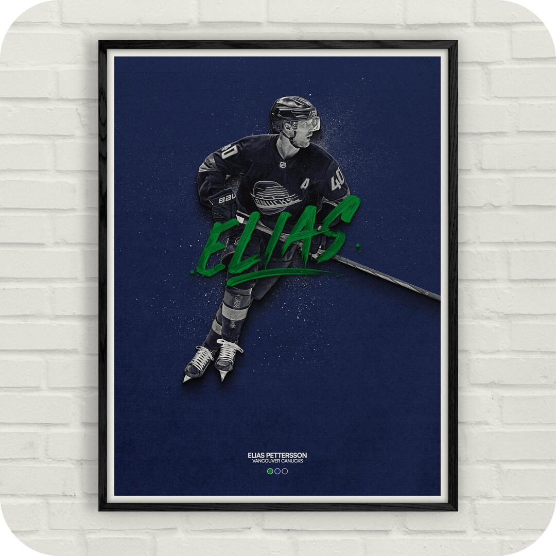 Elias Pettersson Poster, Digital Download, Vancouver Canucks Poster ...