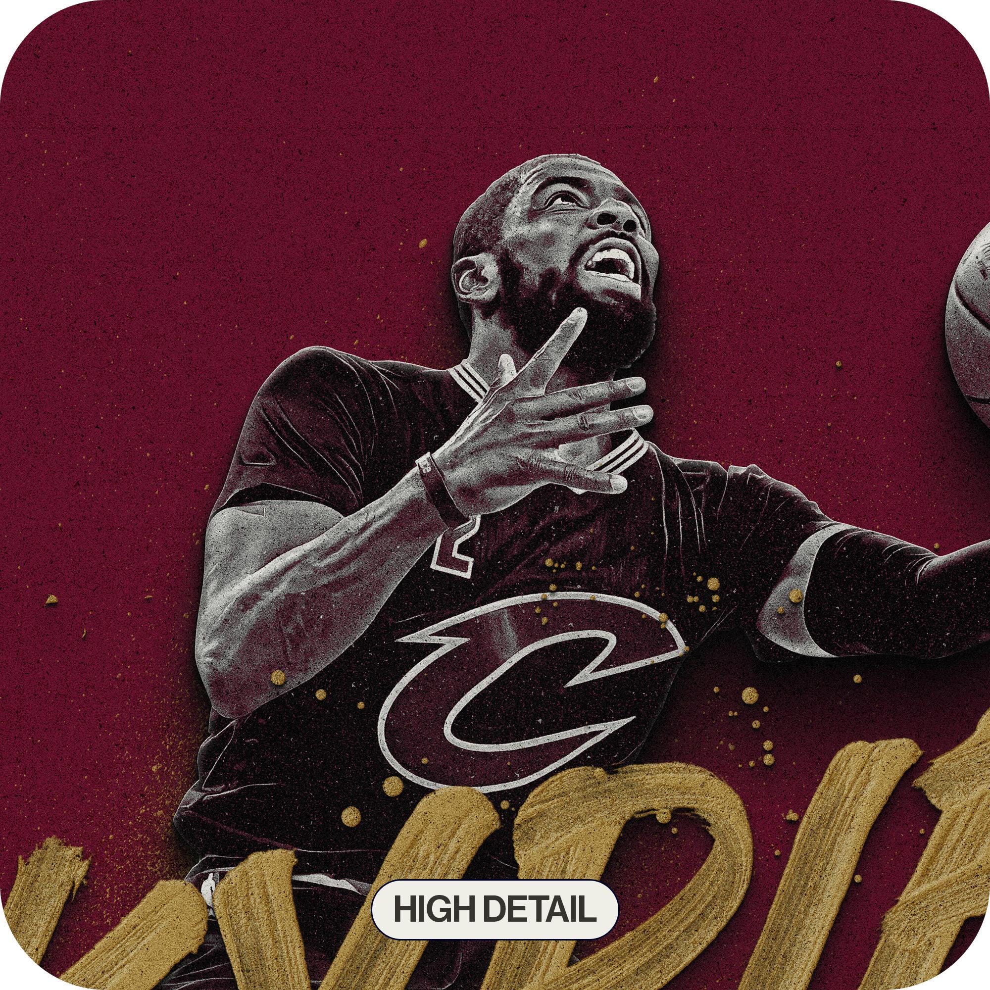 Kyrie Irving Poster, Digital Download, Cleveland Cavaliers NBA ...