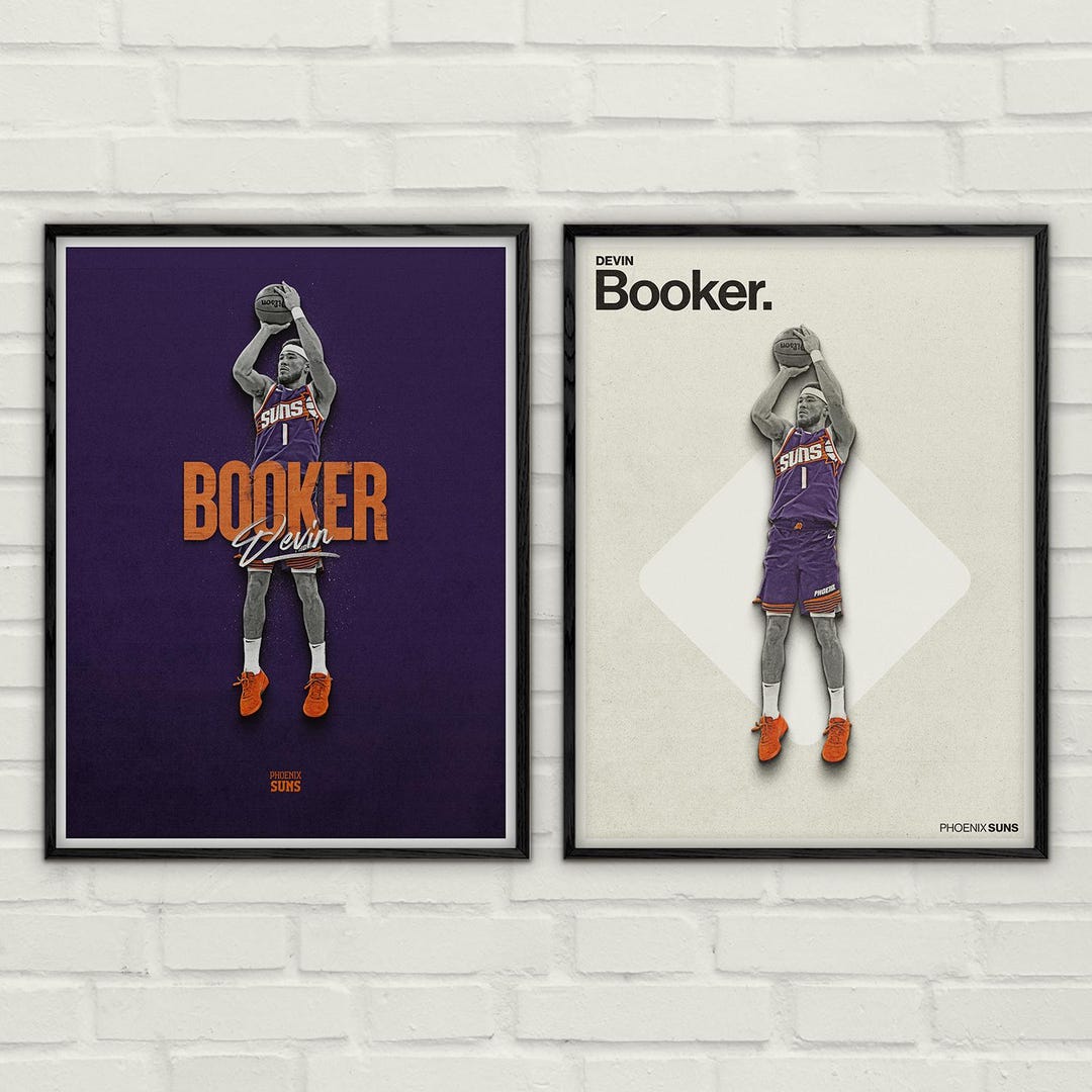 Devin Booker Poster Download | Basketball Poster for Suns Fans | Sports ...