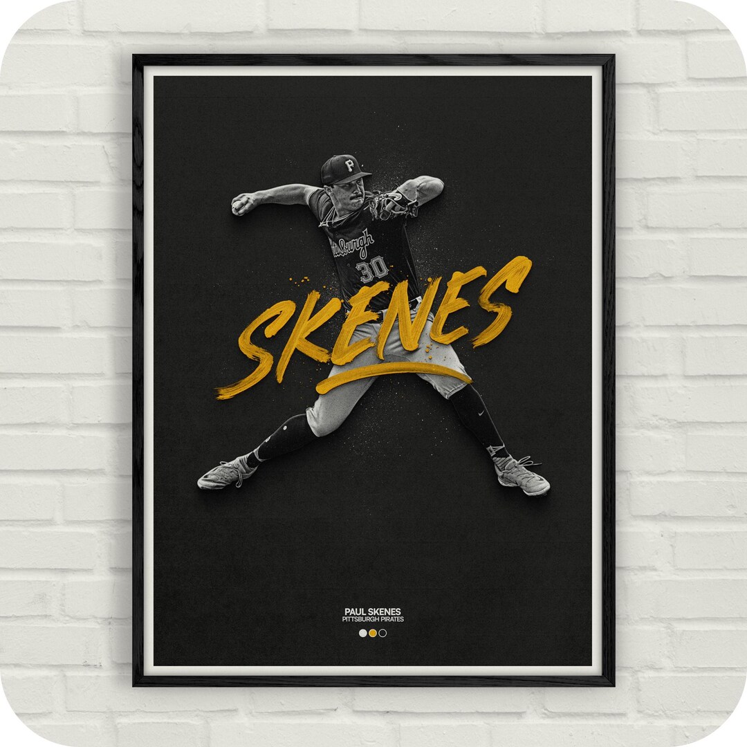 Paul Skenes Poster, Digital Download, Pittsburgh Pirates MLB Baseball ...