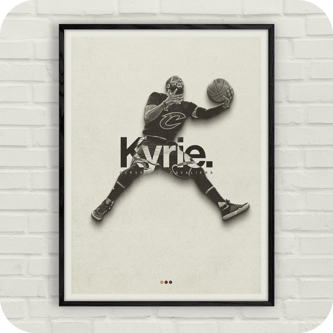 Kyrie Irving Poster, Digital Download, Cleveland Cavaliers NBA ...