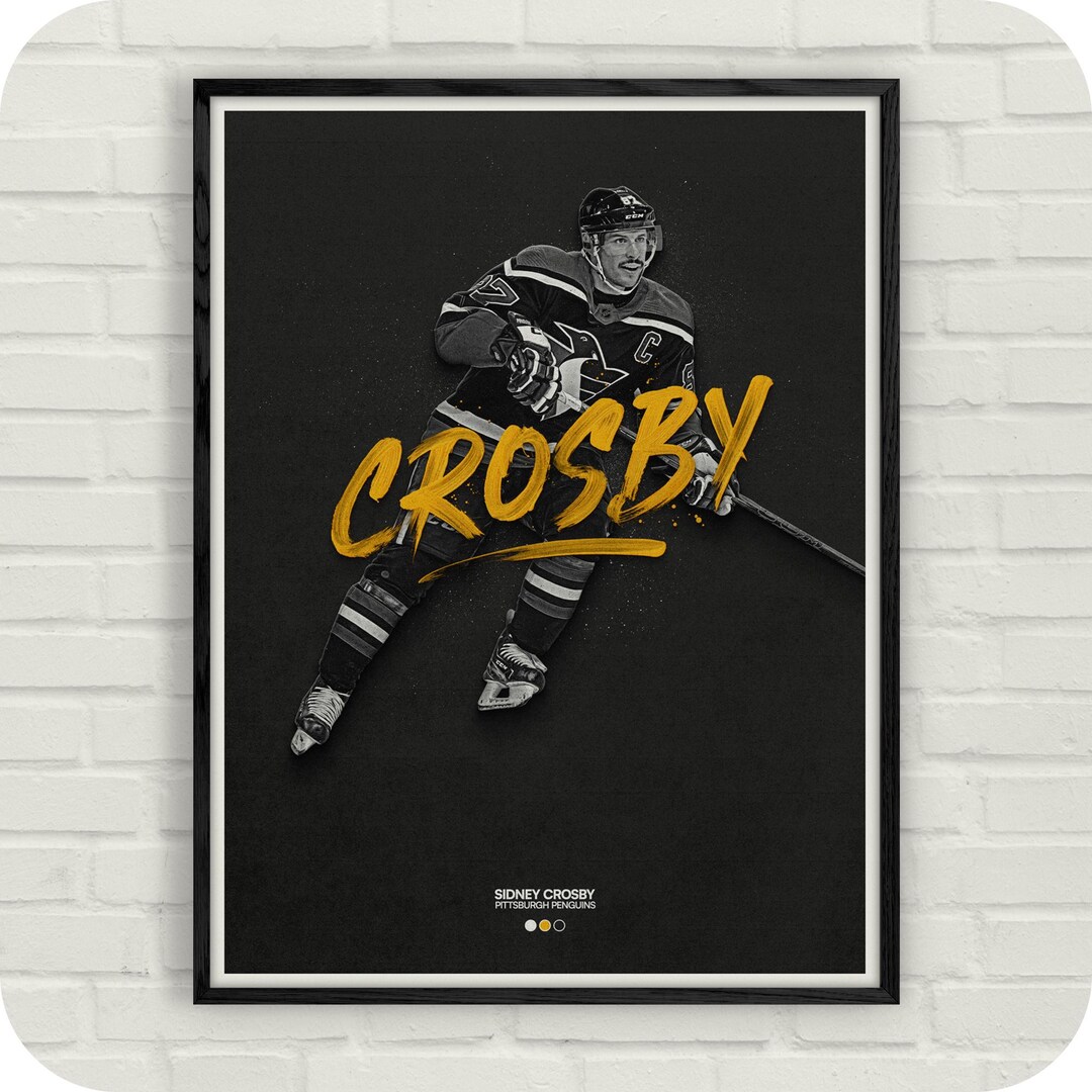 Sidney Crosby Poster, Digital Download, Pittsburgh Penguins Poster, NHL ...