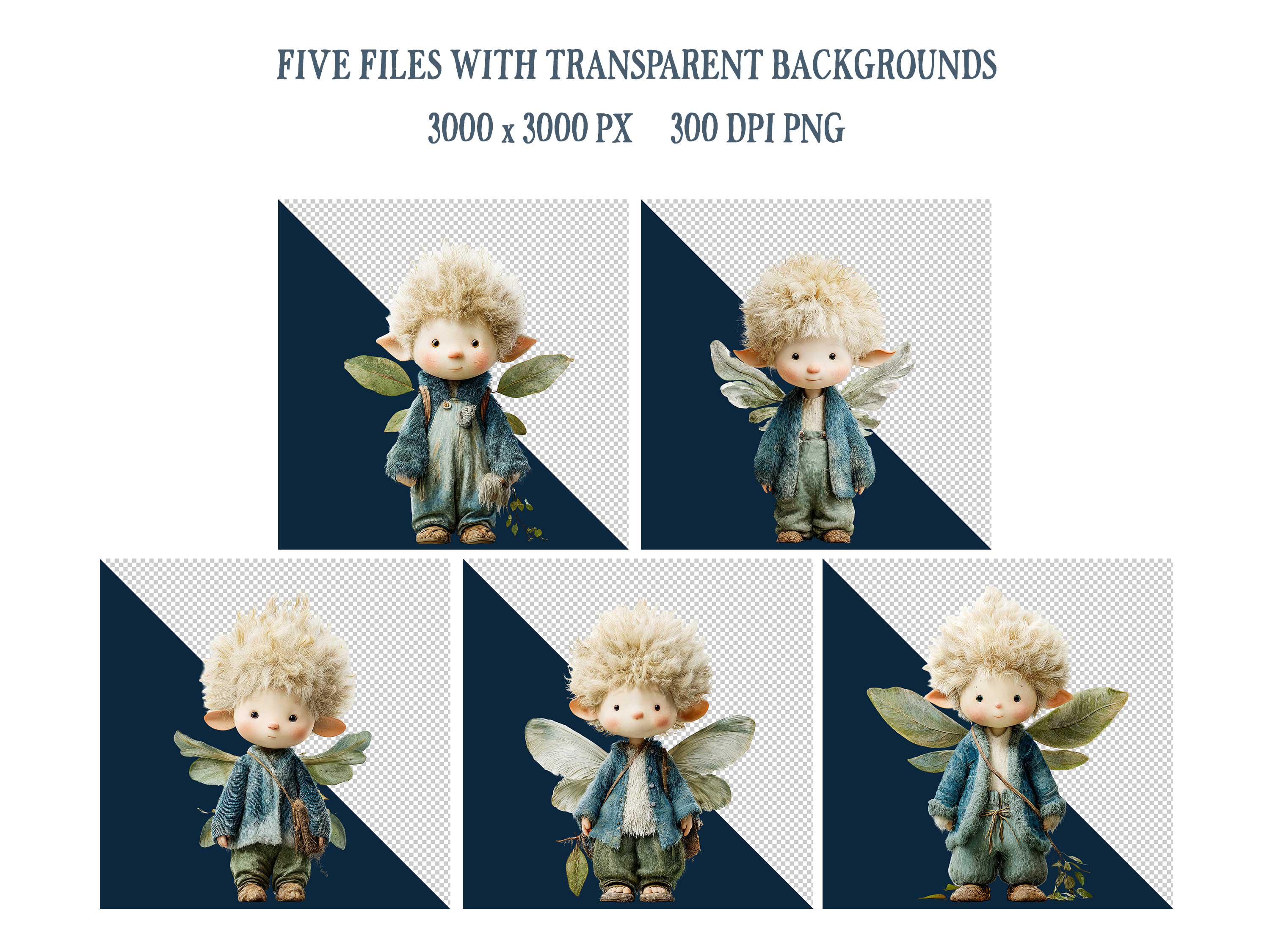 Rustic Forest Sprite Boy, Woodland Fantasy Creatures, Watercolour ...