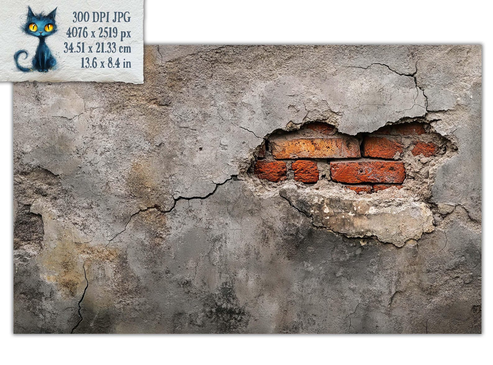 Crumbling Edifice Vol 3, Concrete Texture Clipart, Grunge Background ...