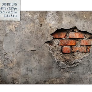 Crumbling Edifice Vol 3, Concrete Texture Clipart, Grunge Background ...