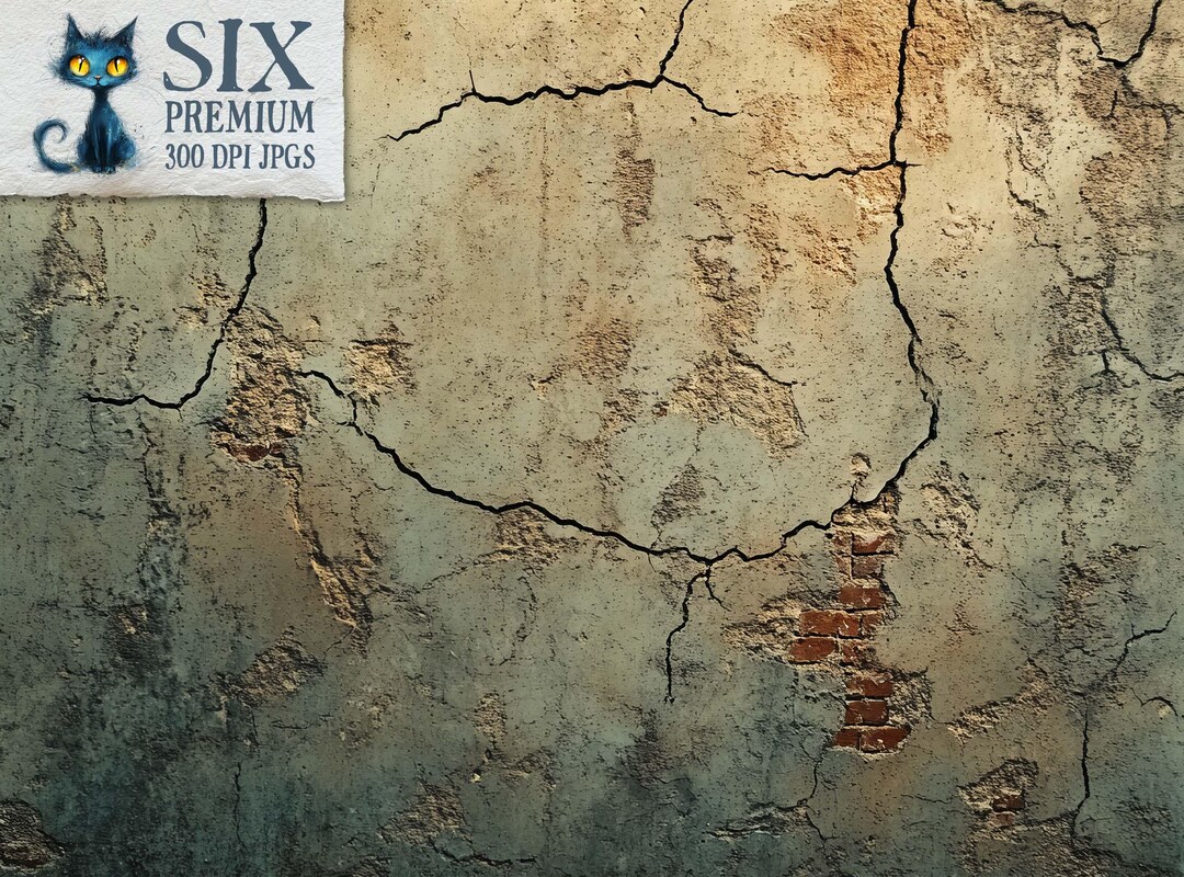 Crumbling Edifice Vol 2, Concrete Texture Clipart, Grunge Background ...