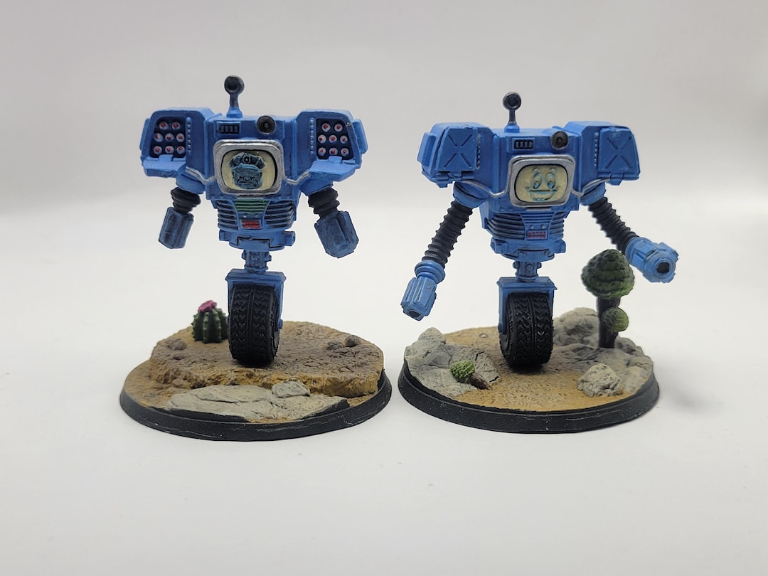 Painted Fallout Wasteland Warfare: Robots - Securitron Enforcers - Etsy