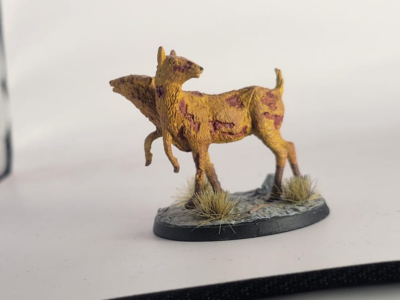 Fallout Wasteland Warfare Radstag Custom Painted- Fallout Vermillion ...
