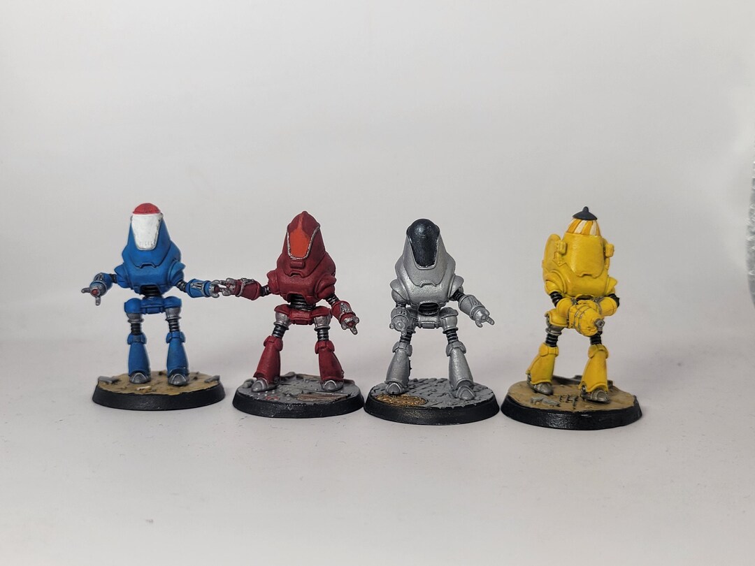 Painted Fallout Wasteland Warfare: Robots - Protectron Variations - 1 ...