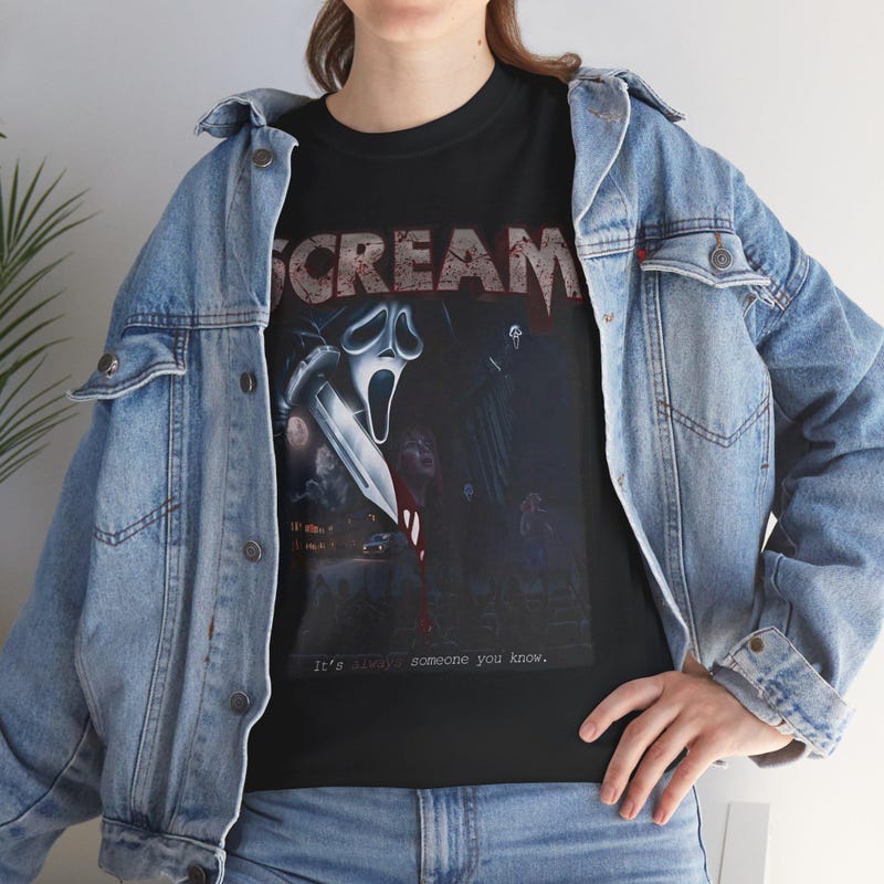 Scream Graphic T Shirt - Etsy