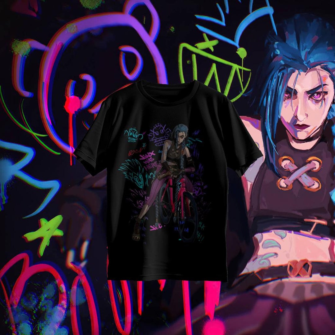 Jinx Arcane Season 2 , League of Legends Unisex Heavy Cotton Tee, Shirt ...