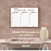 Editable School Day Chart for Kids | Visual Routine & Schedule Planner ...