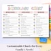 Kids School Day Routine Chart Printable | Visual Schedule for Children ...