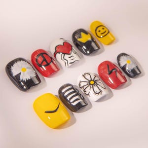 GD G-dragon Concert Manicure/big Bang GD Fan Support Nails/color Series ...