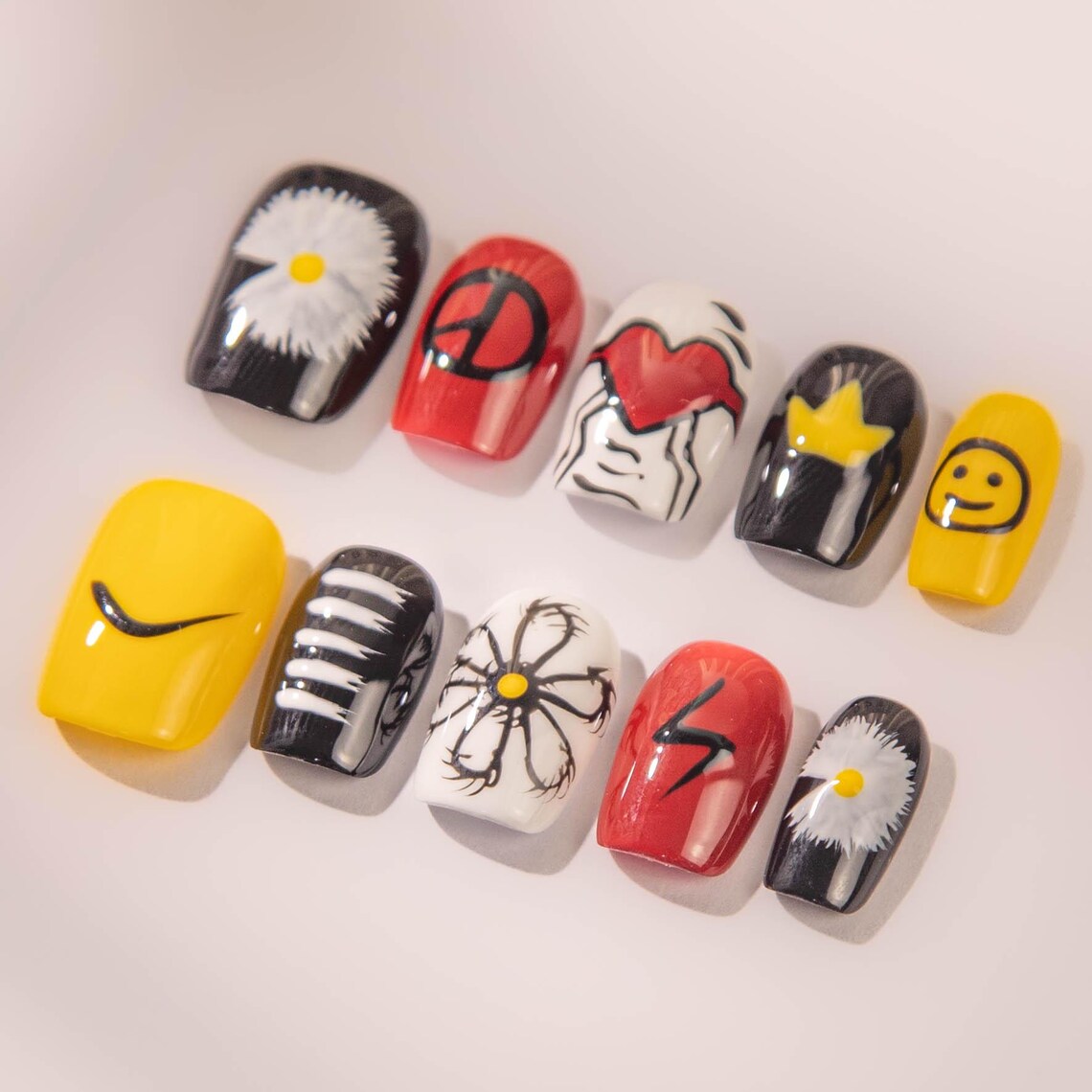 GD G-dragon Concert Manicure/big Bang GD Fan Support Nails/color Series ...
