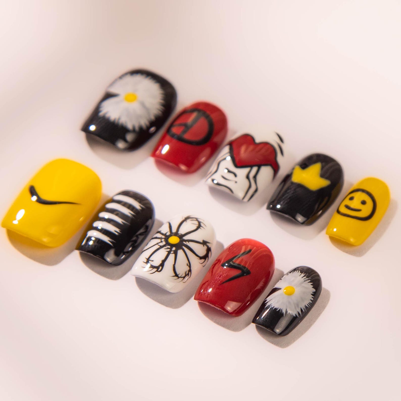 GD G-dragon Concert Manicure/big Bang GD Fan Support Nails/color Series ...