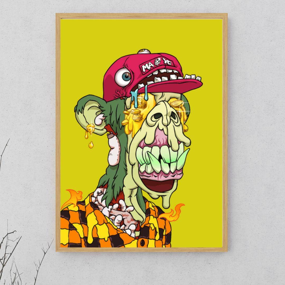 NFT Collections of Crypto Digital Monkeys , NFT Art, Non Fungible Token ...