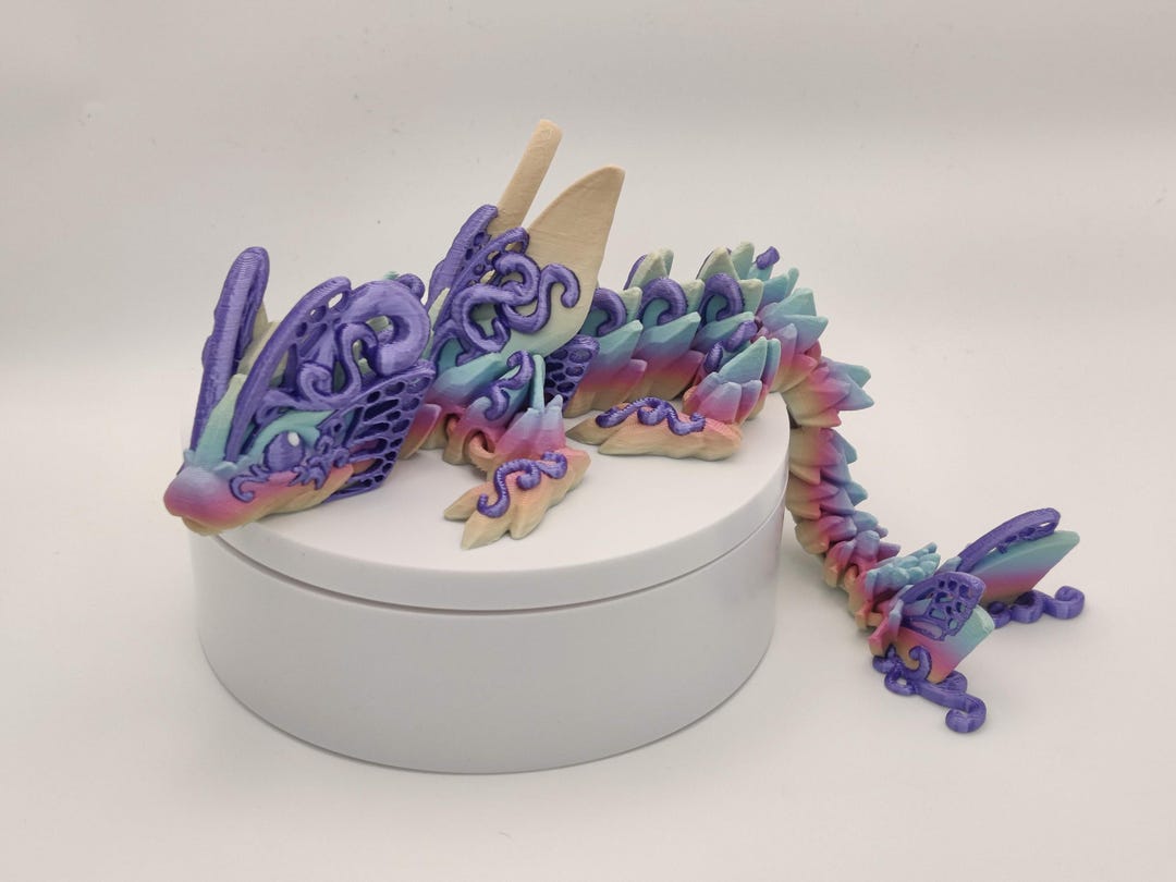 Baby Butterfly Dragon, Spring Dragon, Articulating Dragon, 3D Printed ...