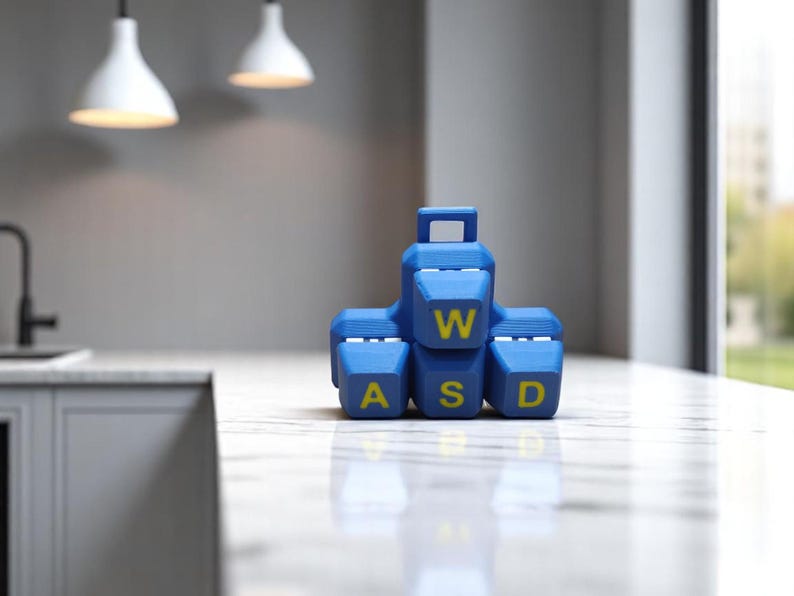 Gaming Fidget - WASD Clicker - Keyboard Fidget Toy - Mechanical Clicker ...