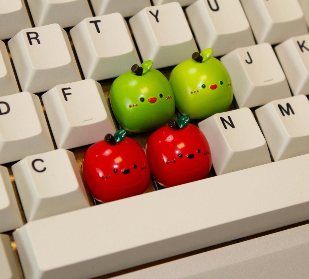 Cute Apple Keycap Mechanical Keyboard, 3D Keycap, Keycap for MX Cherry ...