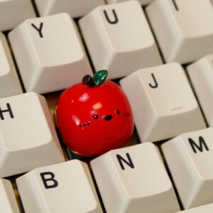 Cute Apple Keycap Mechanical Keyboard, 3D Keycap, Keycap for MX Cherry ...
