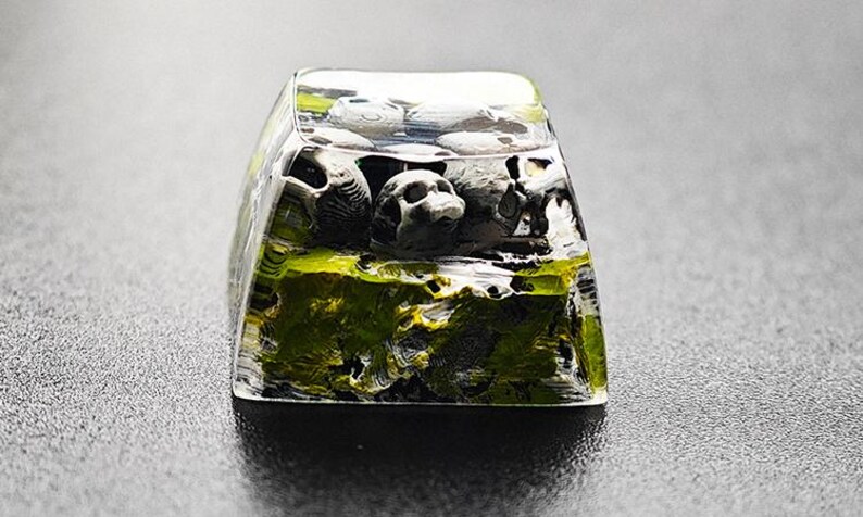 Skeleton Skull Keycap Mechanical Keyboard, 3D Keycap, Keycap for MX ...