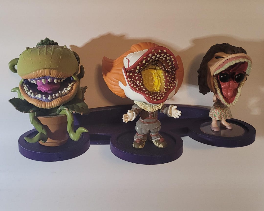 3D Printable Funko Pop Display Stand – Wall-mountable – Holds 3 Pops ...