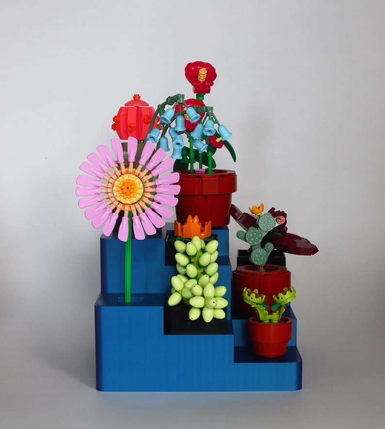 Display for Lego Succulents, Icons Tiny Plants, Botanicals | Tiered ...
