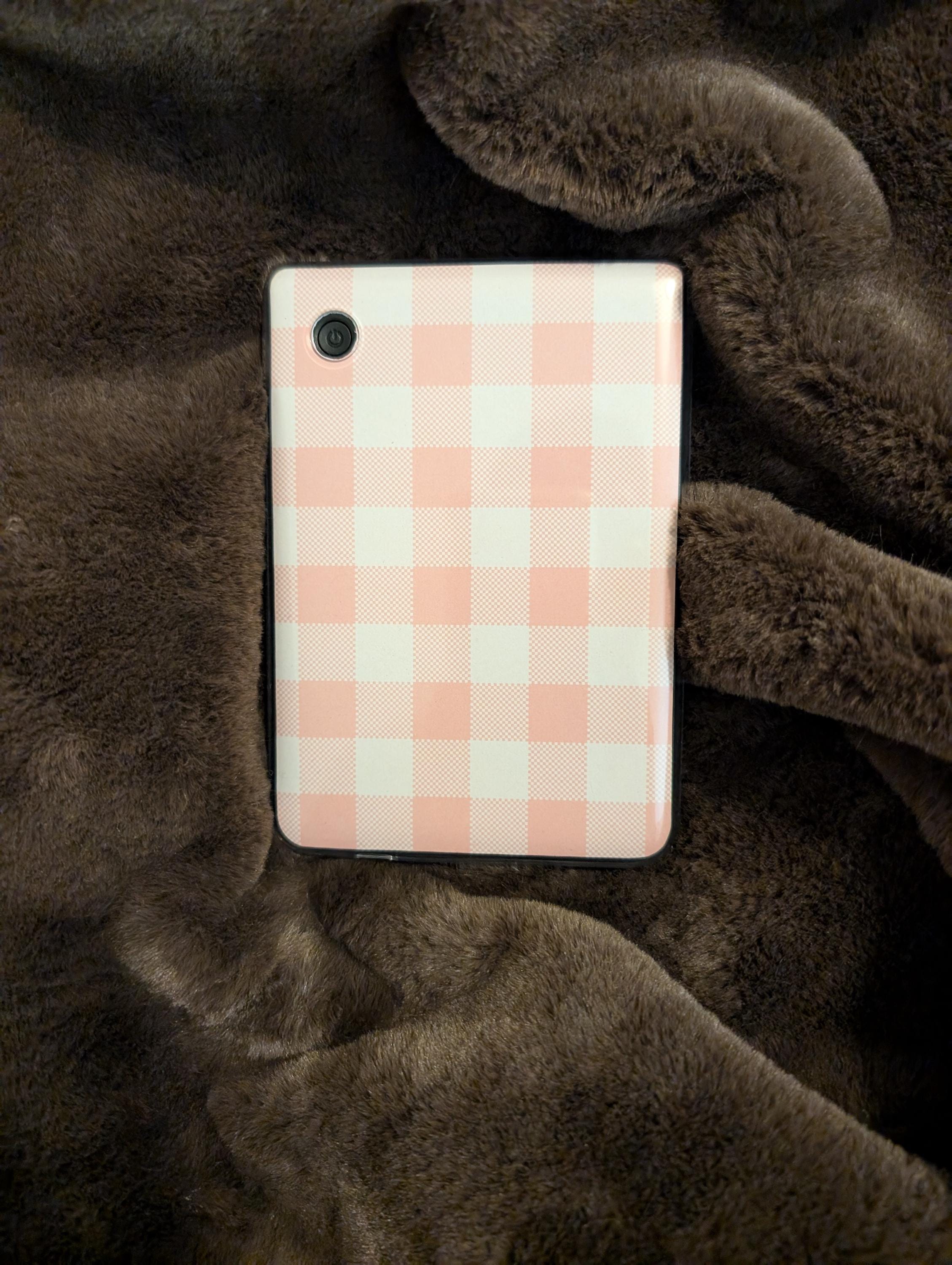 Physical Kobo Libra Insert and Kobo Clara Insert | Pink Gingham Kobo E ...
