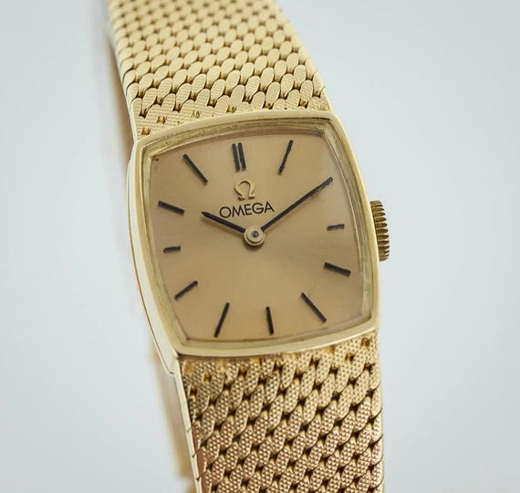 Omega Vintage 1979 Vintage 18K Yellow Gold Watch Vi… - Gem