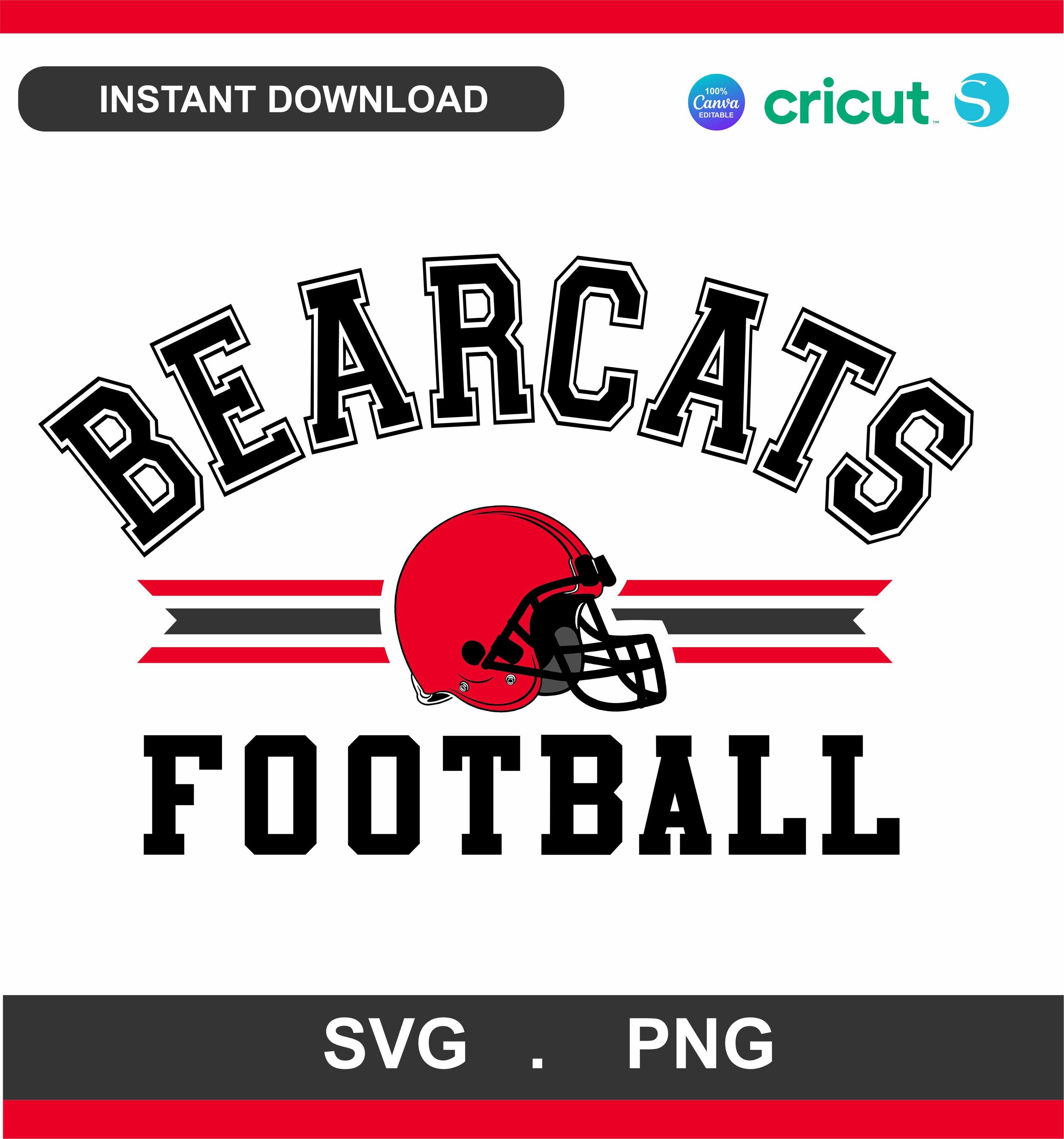 Bearcats Svg Bearcats Png Football Png Bearcats Clipart Bearcats ...