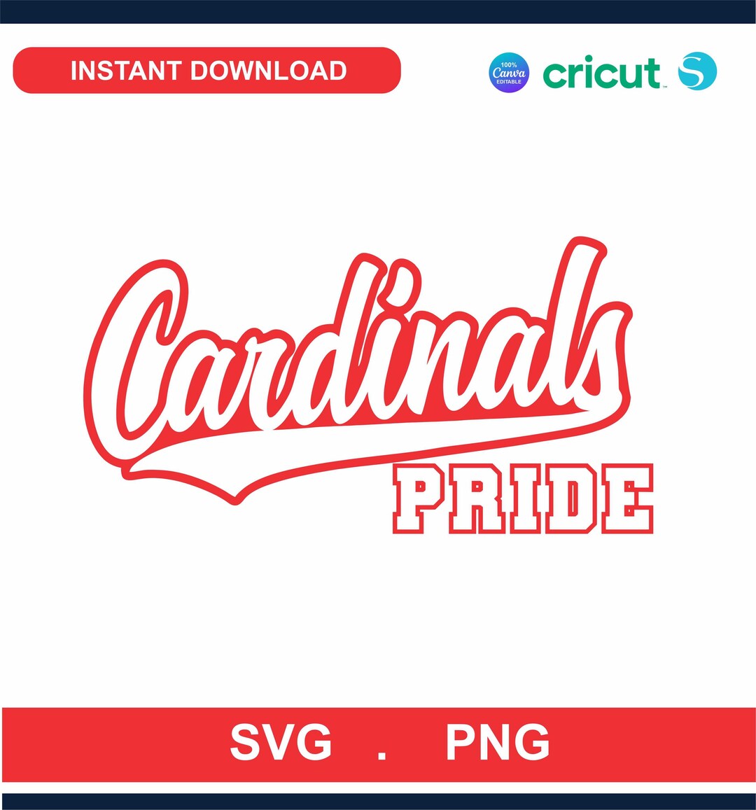 Cardinals Pride SVG, Cardinals Pride PNG, Cardinals Pride T-shirt ...