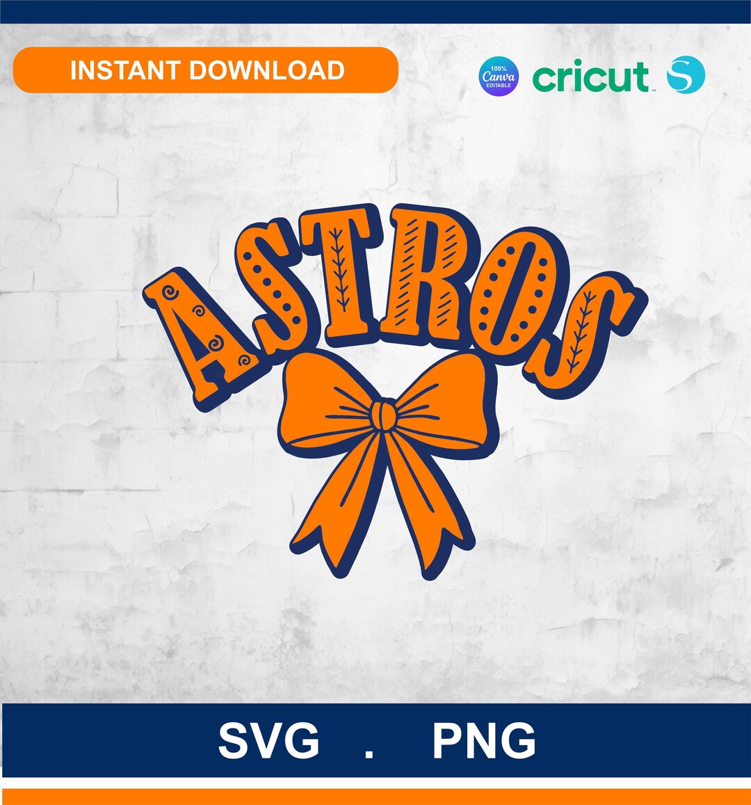 Astros Coquette Bow PNG - Astros SVG | Astros T-shirt | Astros ...