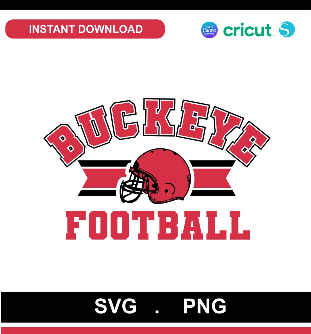 Buckeye Football Helmet PNG - Buckeye SVG | Buckeye T-shirt | Buckeye ...