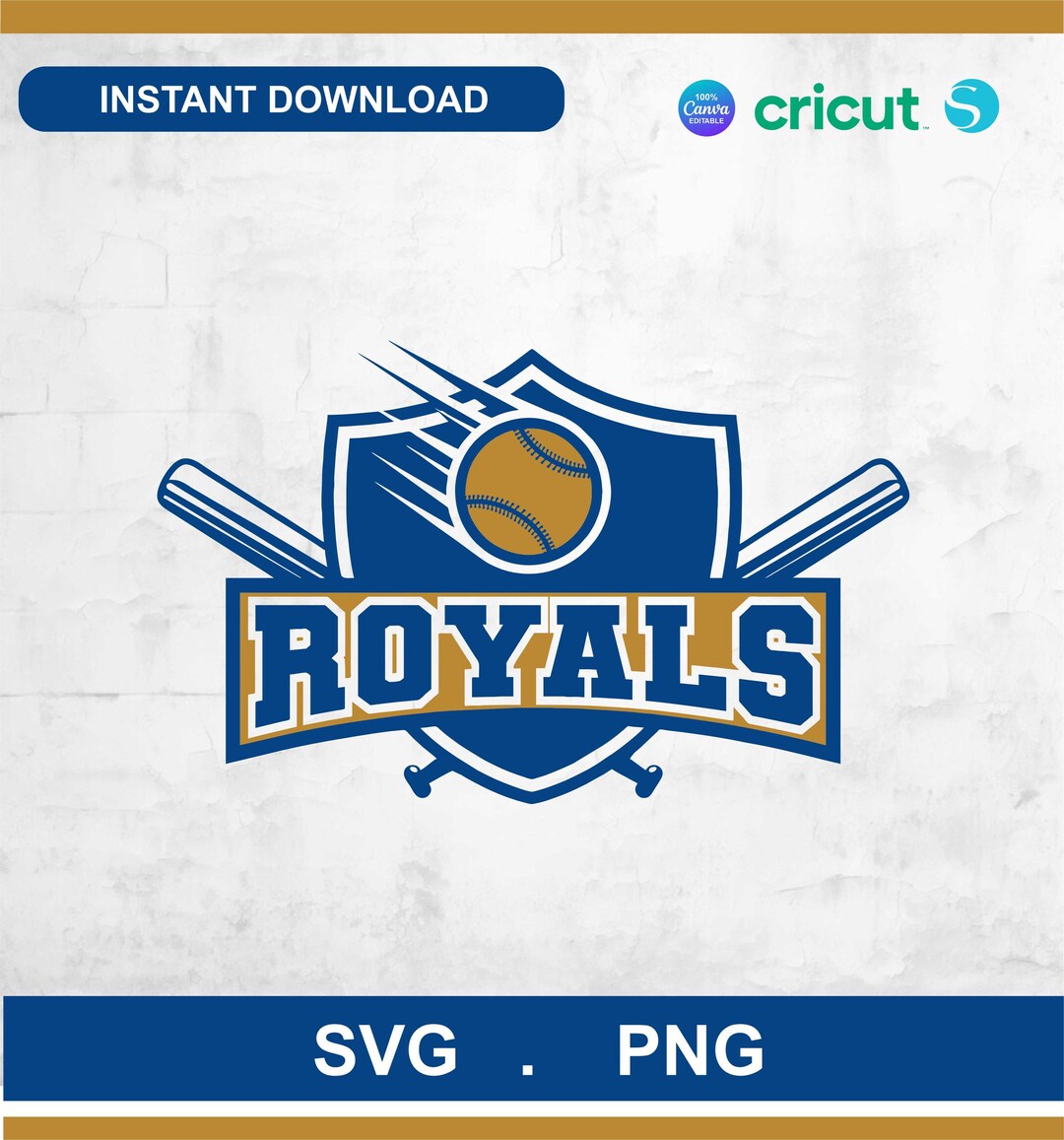 Royals Baseball Shield PNG - Royals SVG | Royals Baseball T-shirt ...