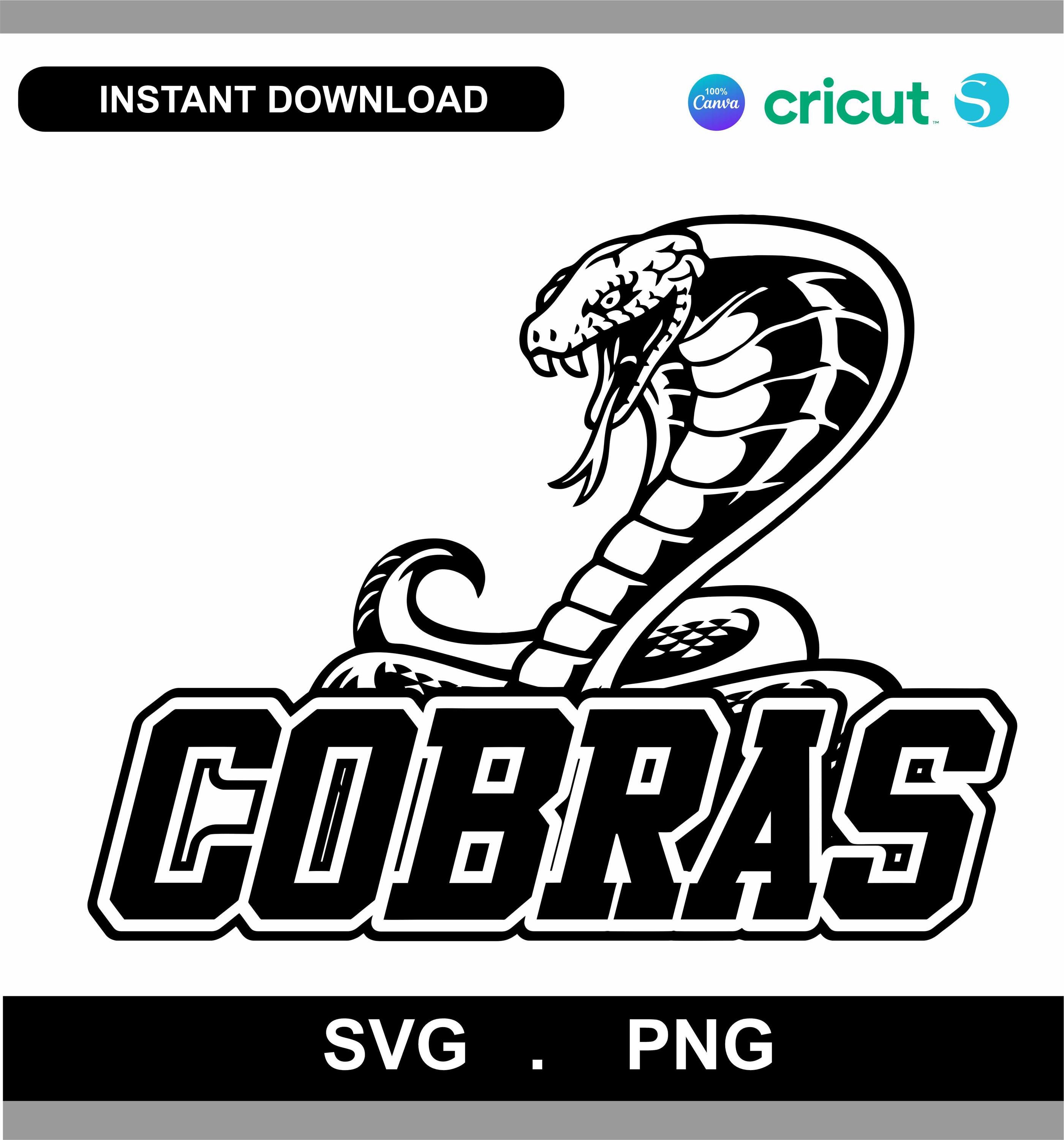 Cobras Svg Cobras Png Football Png Cobras Clipart Cobras Sublimation ...