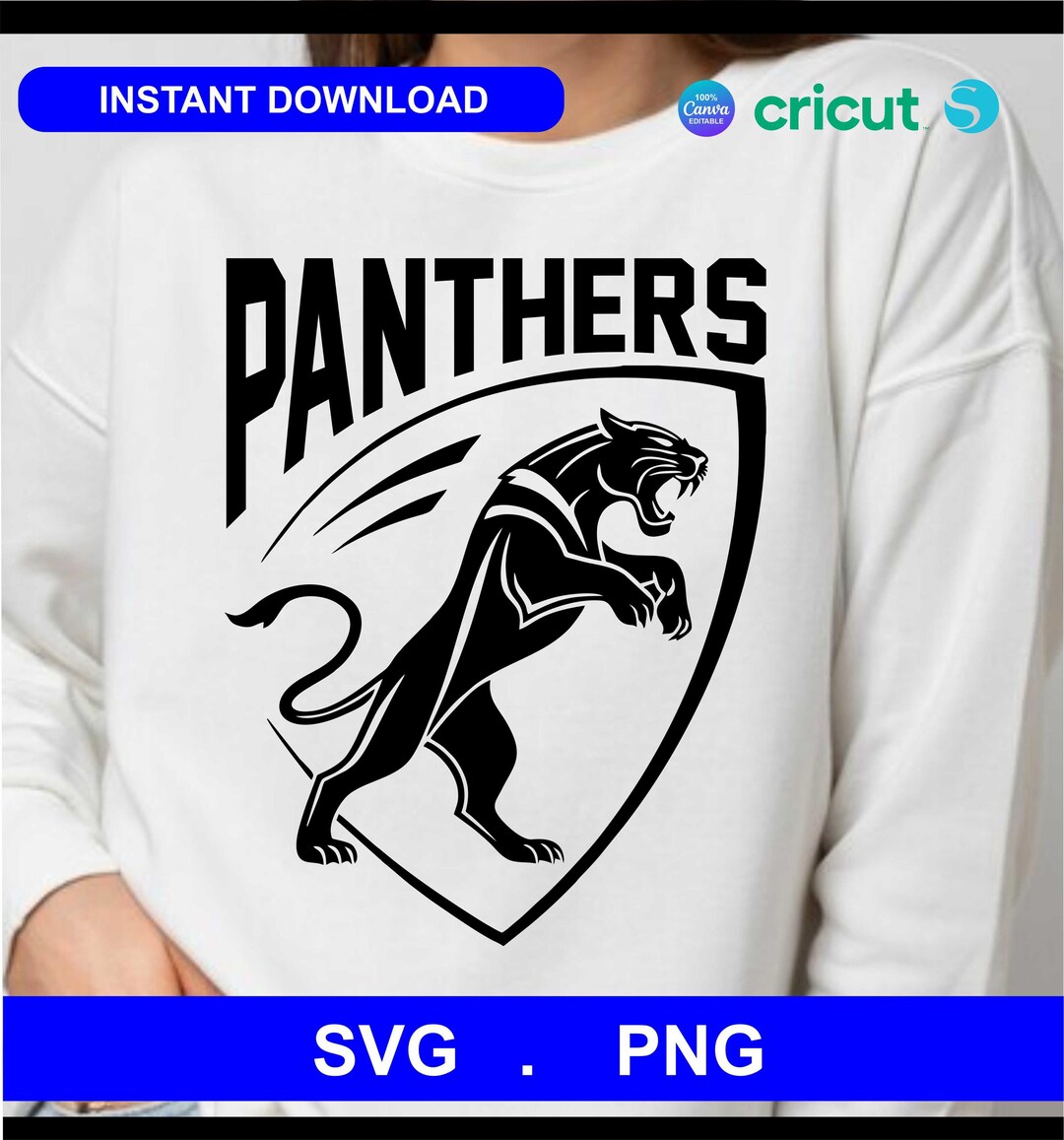 Panthers Team Spirit Football PNG - Panthers SVG | Panthers T-shirt ...