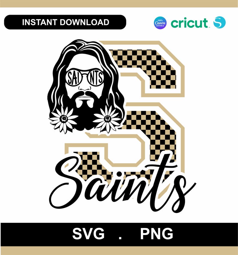 Saints Svg Saints Png Football Png Saints Clipart Saints Sublimation ...