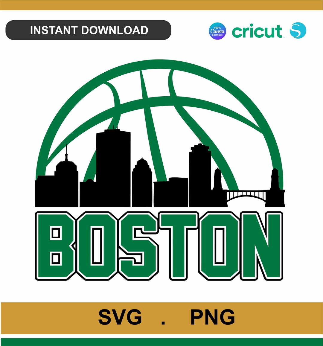 Boston Basketball Svg Png Basketball Png Boston Clipart Boston ...