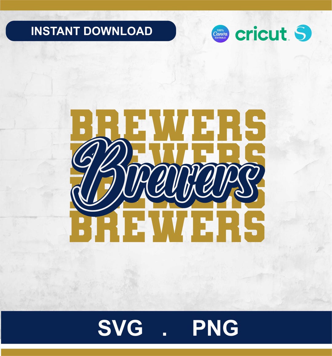 Brewers Typography SVG - Brewers PNG | Brewers Sublimation Design ...