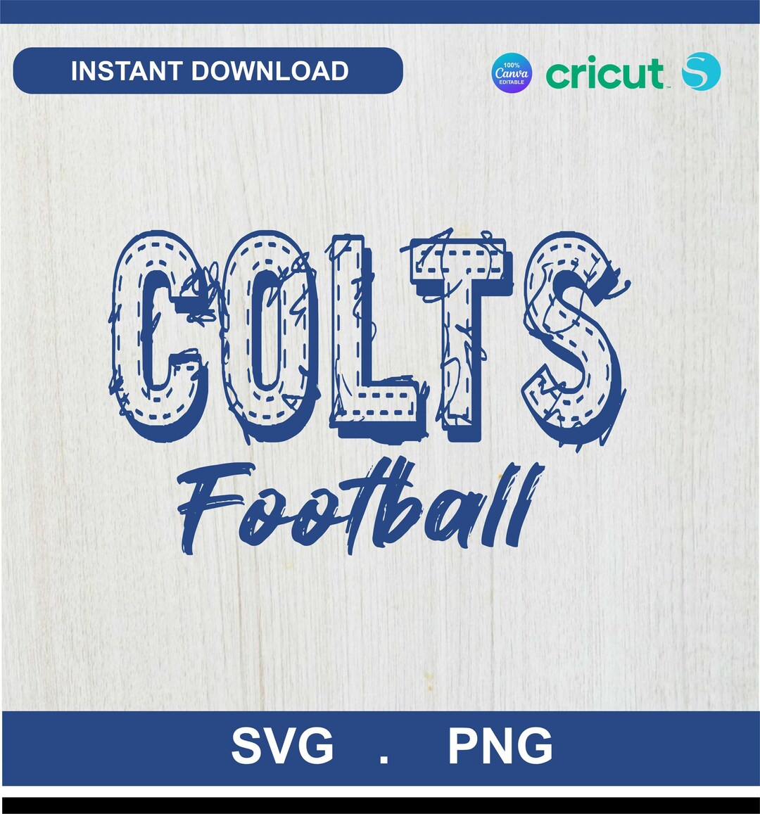 Colts Football PNG - Colts SVG | Colts T-shirt | Colts Sublimation ...
