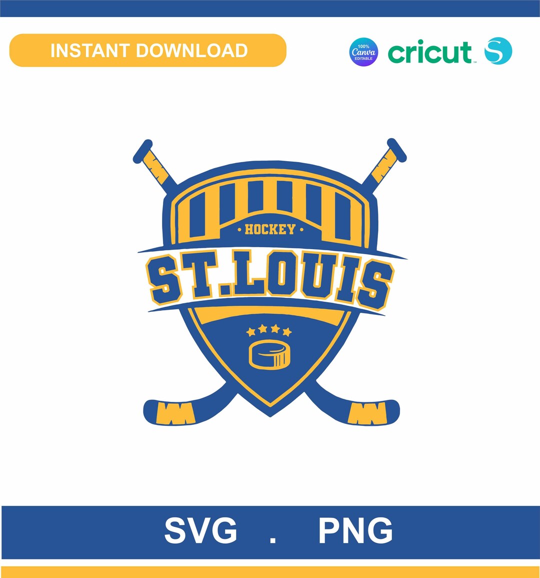 St. Louis Hockey SVG PNG - St. Louis Hockey T-shirt | St. Louis Hockey ...