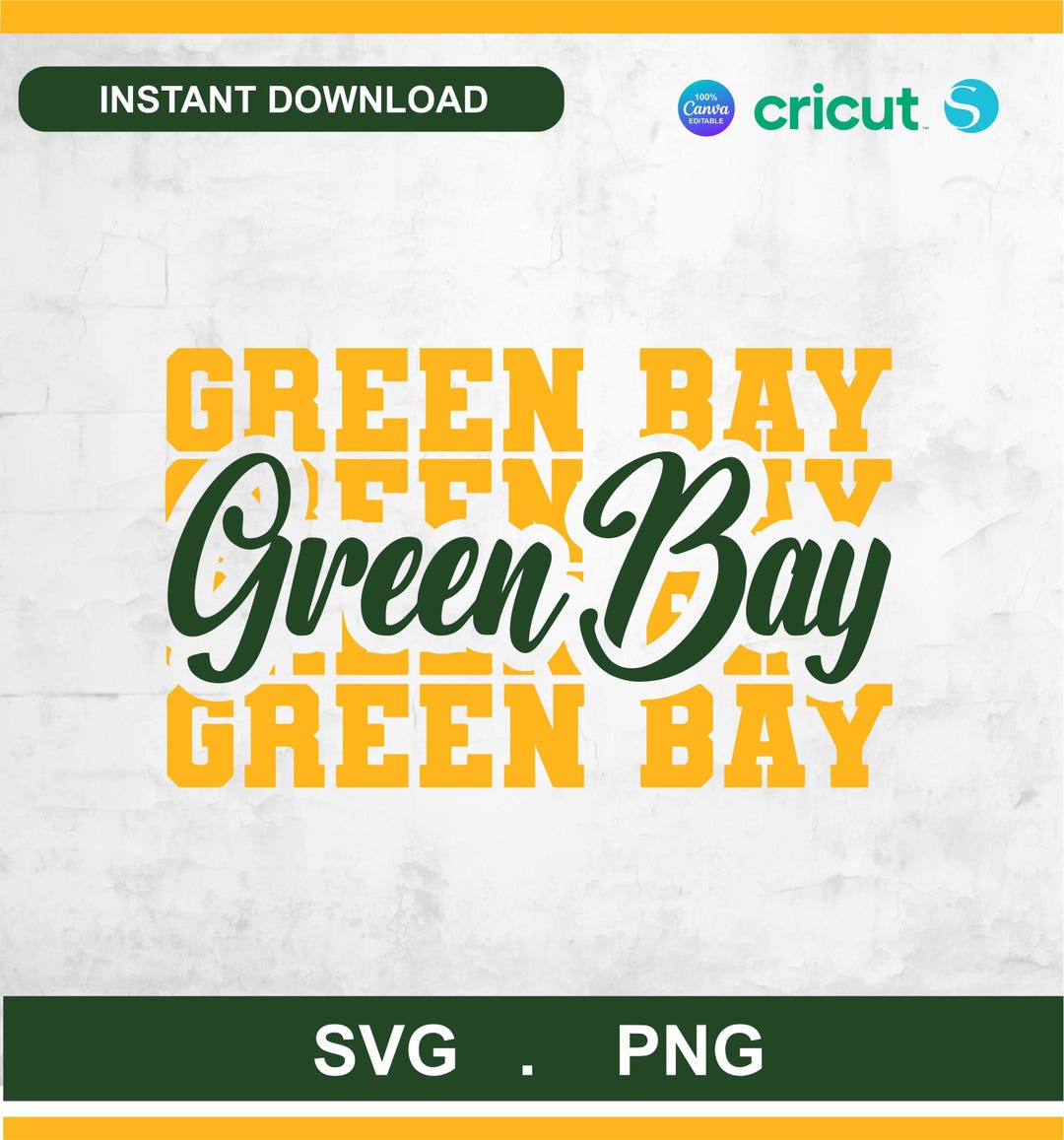 Green Bay Football SVG - Green Bay PNG | Green Bay T-shirt | Green Bay ...