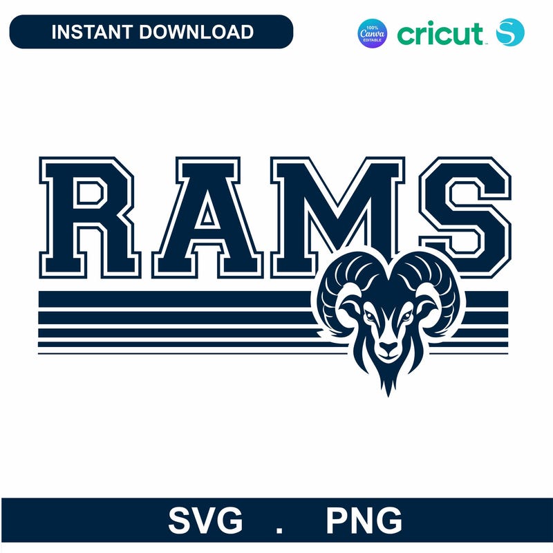 Rams Svg - Etsy